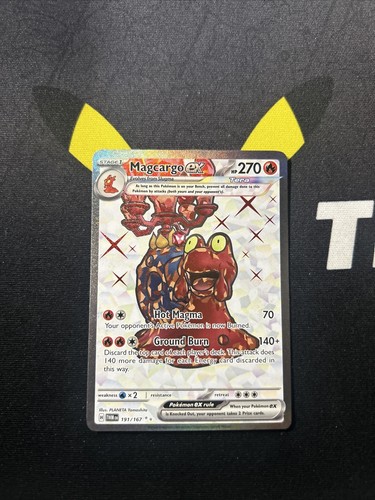 Magcargo EX 191/167 Full Art Twilight Masquerade Pokemon Card | eBay