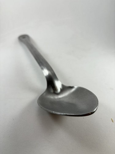 SPOON, SERVING STAINLESS STEEL USN NAVY CARROLLTON MFG CO MESS WW2 ...