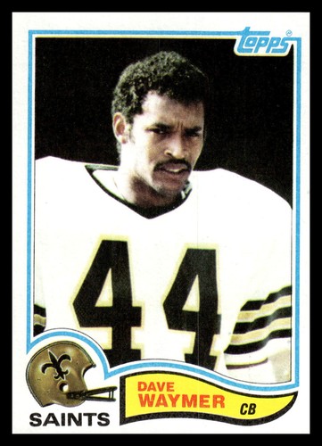 1982 Topps #413 Dave Waymer New Orleans Saints RC Football Card EX/NM ...