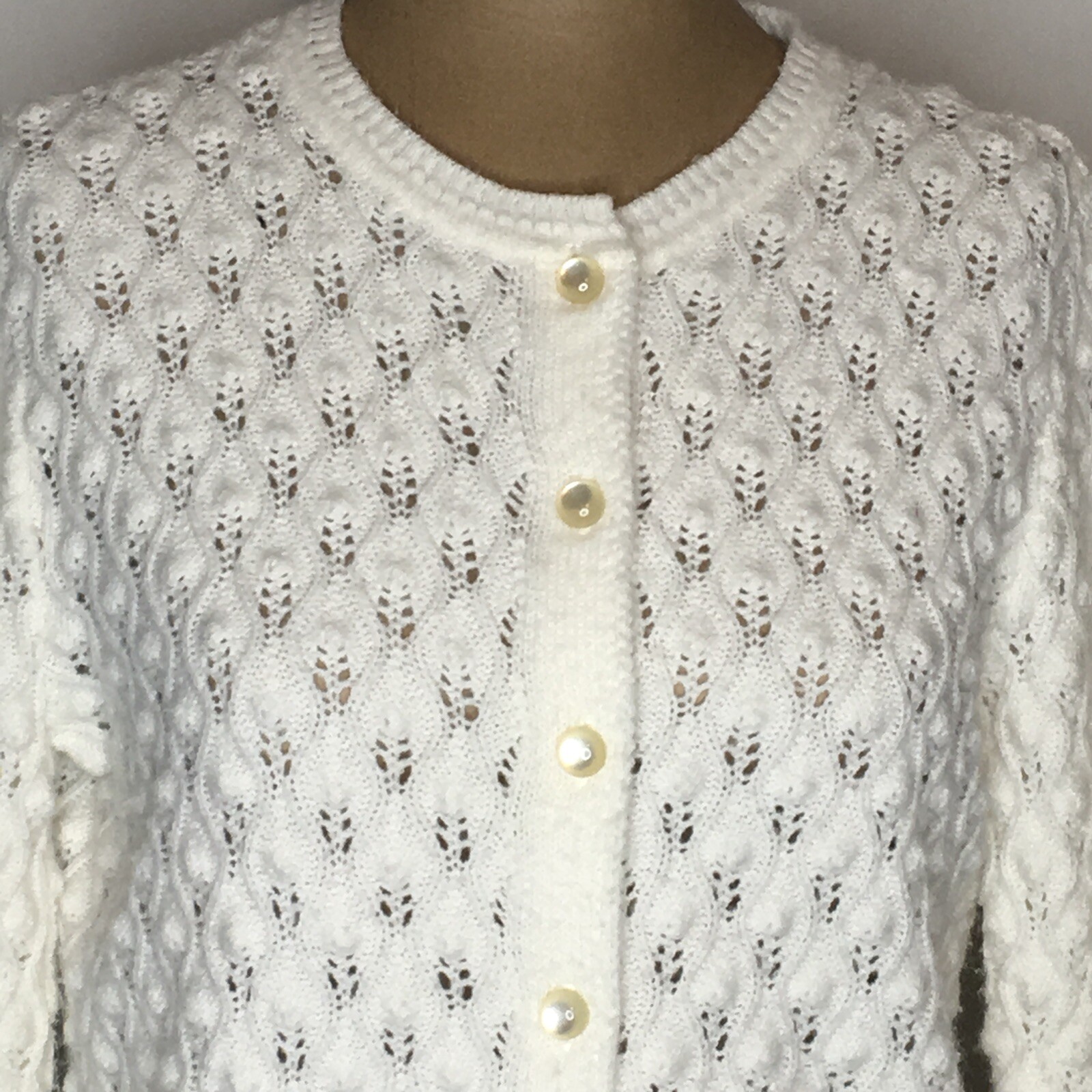 Vintage British Vogue Wintuk Cardigan Sweater No Tag … - Gem