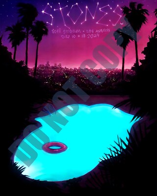 2024 Rolling Stones Hackney Diamonds Concert SOFI Stadium Los Angeles ...