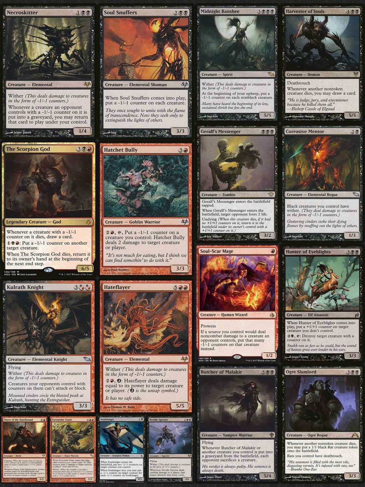 The Scorpion God RAKDOS Control Commander Deck - EDH MTG *Ready-to-Play ...