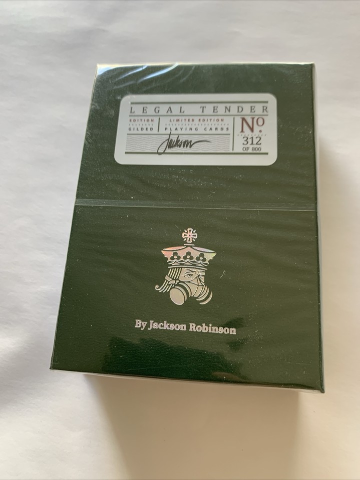 Holographic Legal Tender Gilded Book Box Ed Playing Card Kings Wild ...