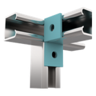 Galvanised Unistrut Angle Brackets Acute Obtuse Shelf Hinged Channel ...