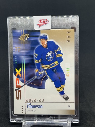 2022-23 Upper Deck SPX Tage Thompson Gold Retro SP #'d 2/10 | eBay