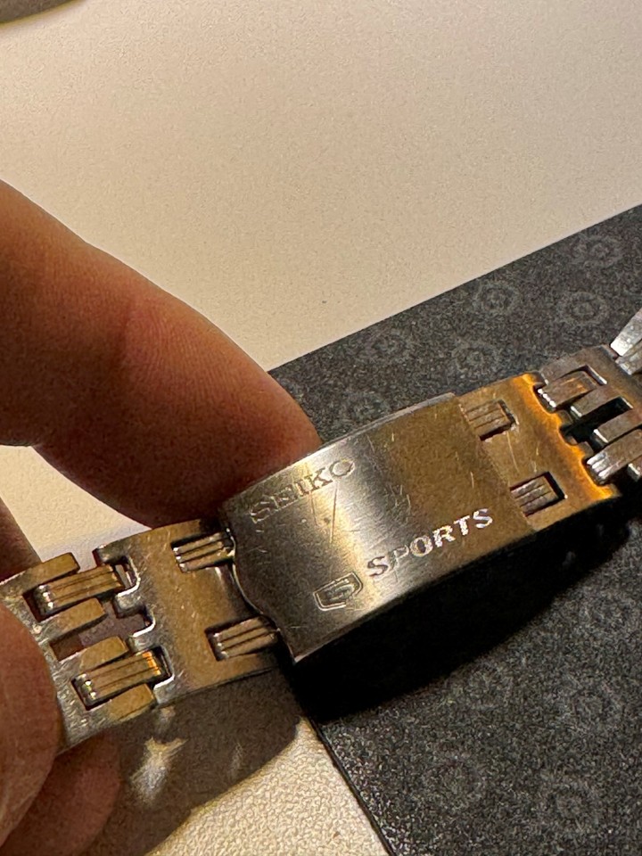 VERY RARE AUTHENTIC SEIKO JDM BRACELET - 6139 POGUE SPEEDTIMER BAND IN ...