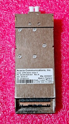 Acacia 100G/200G CFP2-ACO pluggable coherent optical Module AC200-A20 ...