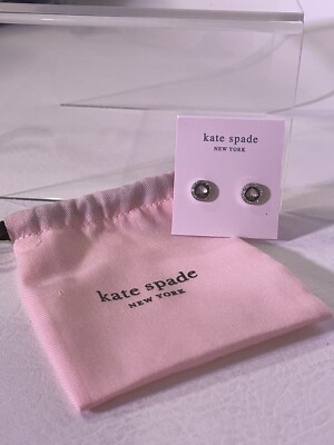 NEW Kate Spade Round Spade in Circle Earrings New No Tags | eBay