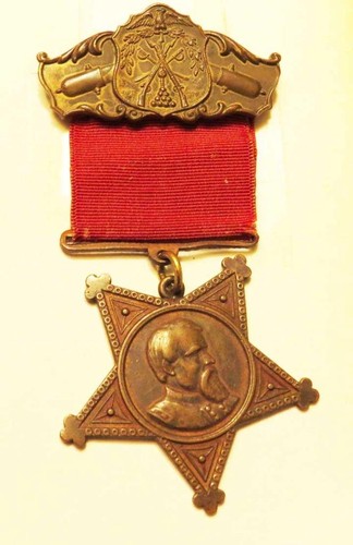 GAR Medal Gen D.B. Birney Post 63 PA Civil War Vet Bugler W.S. Furness ...