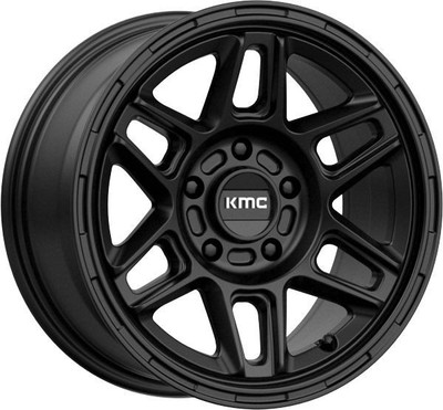 KMC Wheels Nomad KM716 Satin Black 17x8 38mm Offset 5x114.3 (5x4.5) | eBay