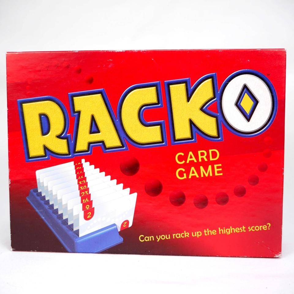 1992 Parker Brothers RACKO RACK-O Board Game Complete High Score Card ...