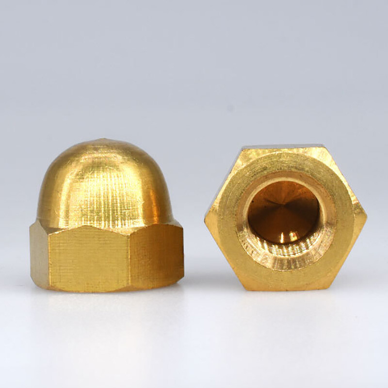 Decorative Brass Cap Nuts | Shelly Lighting