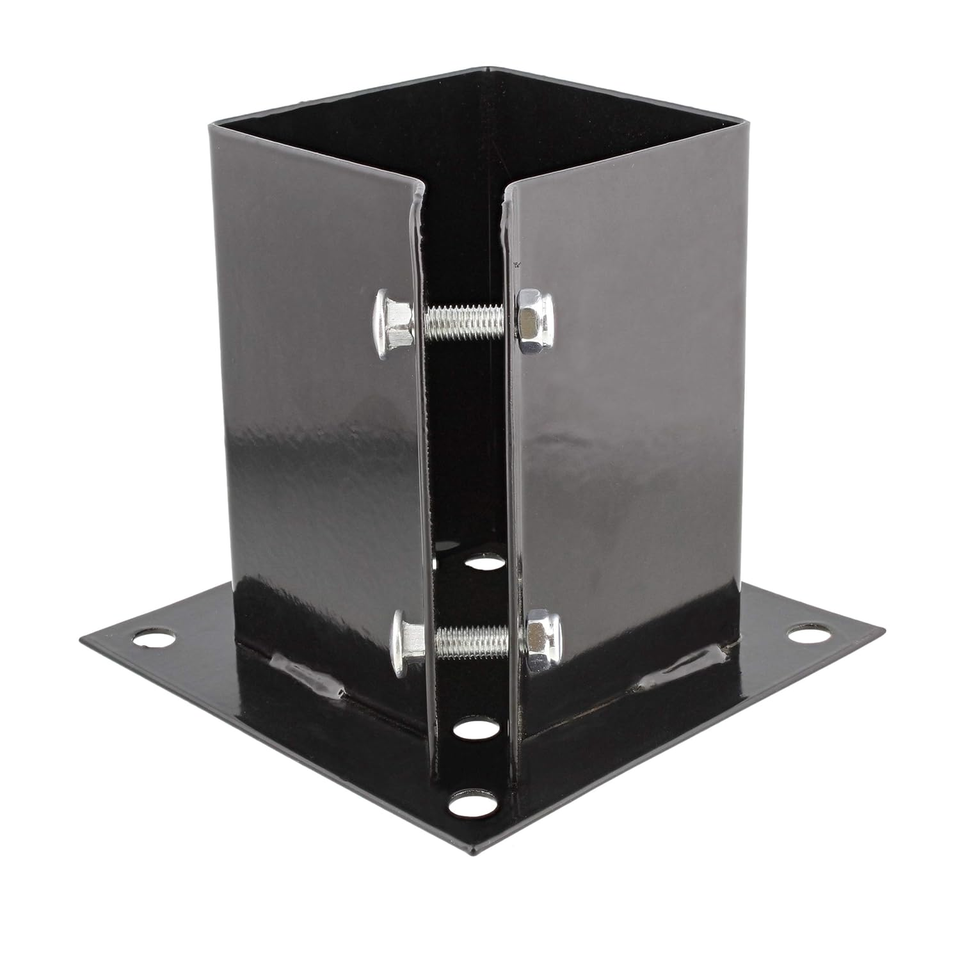 No Dig 4X4 Post Anchor Square Bracket 1Pk - Bolt down Post Base Wood ...