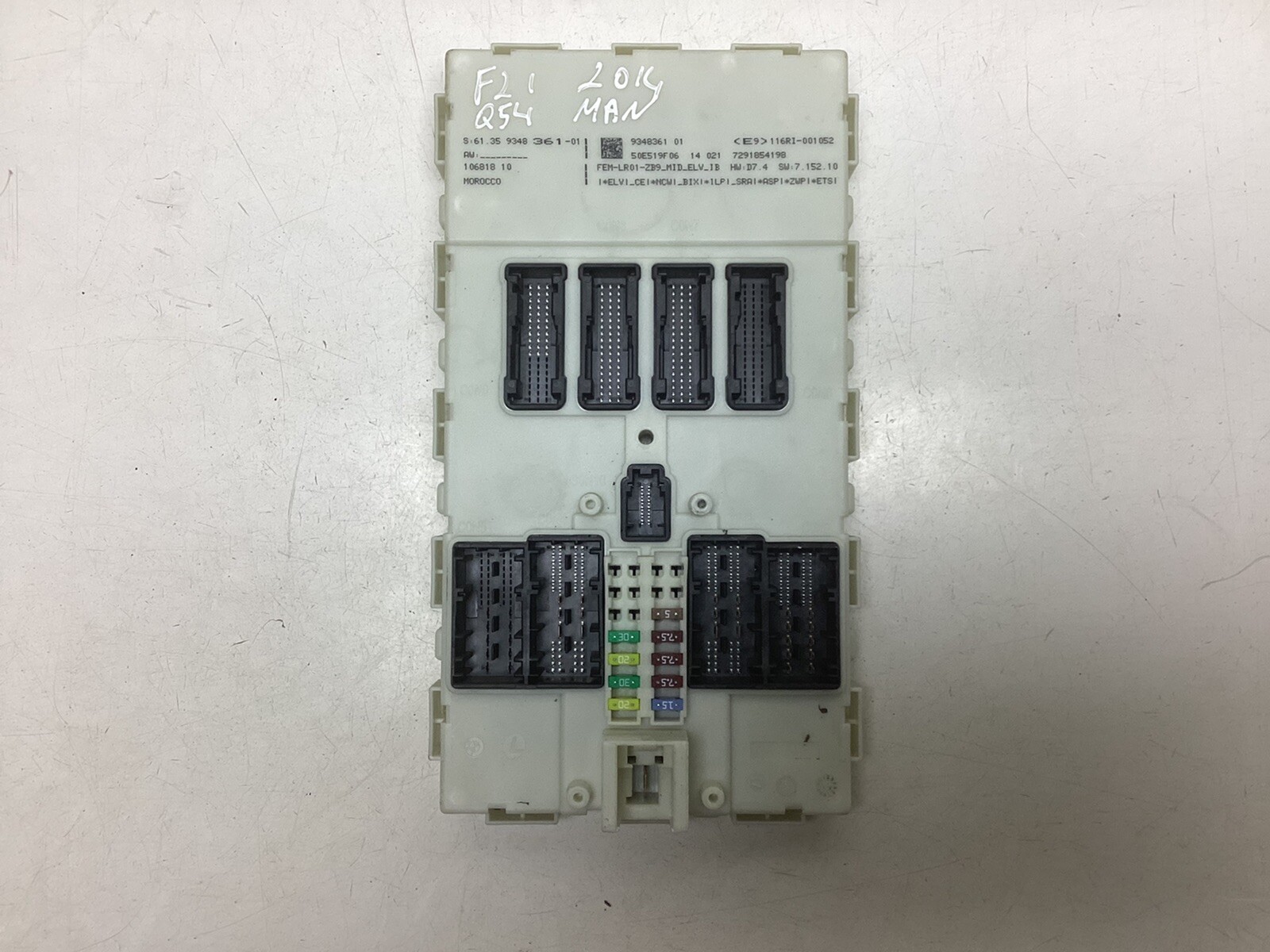 FEM Module BMW F20 F21 F22 F30 F32 ECU Control Unit Fuse Box 9348361 ...
