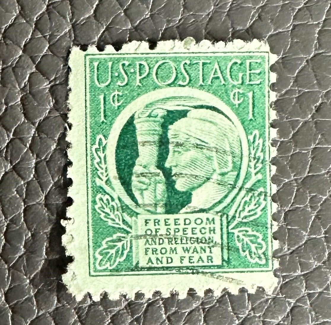 1943 US 1 Cent Freedom Of Speech Postage Stamp | eBay