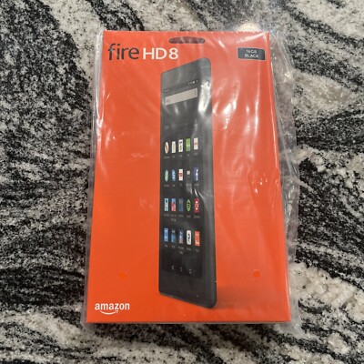 Amazon Kindle Fire HD 8 (6th Generation), Wi-Fi, 8in - Black - BRAND ...