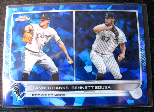 TANNER BANKS/BENNETT SOUSA 2022 Topps Chrome Update SAPPHIRE #US146 ...