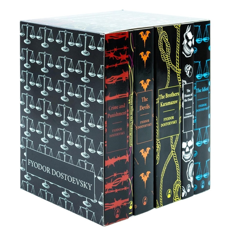 Complete Collection of Fyodor Dostoevsky 6 Books Set Crime and ...