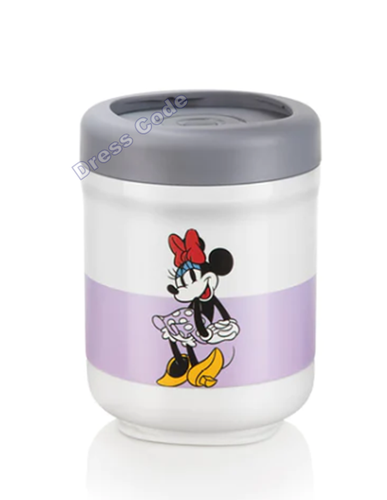 Tupperware Disney Minnie Mouse Steel Thermal Food Jar Hot or Cold Brand ...