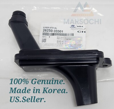 GENUINE 26250-03301 Screen Assembly-Oil Pick-Up Elantra 1.4 2016-2020 ...