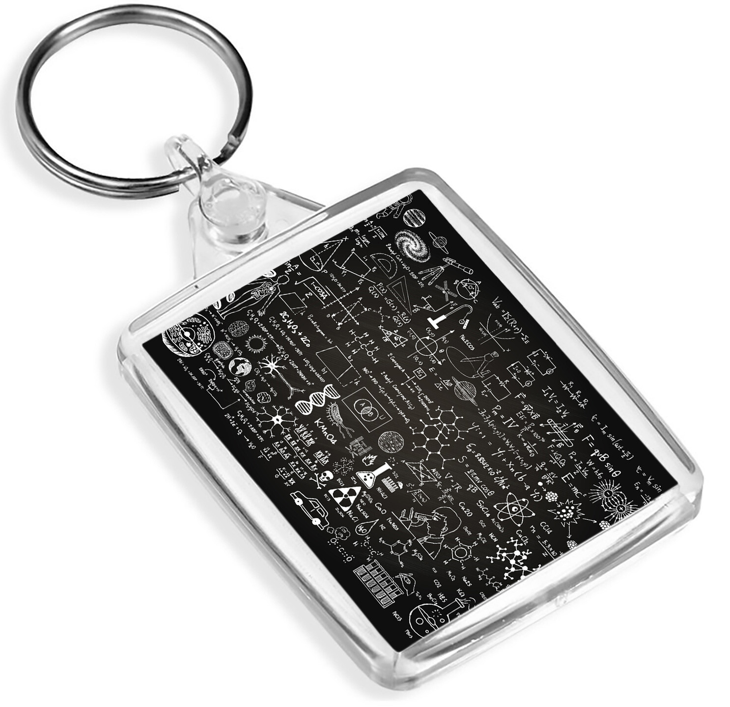 Cool Science Keyring Chemistry Biology Physics Student Fun Keyring Gift ...