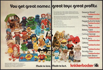 KNICKERBOCKER TOYS – Orig. 1977 Trade AD / ADVERT – Sesame Street ...