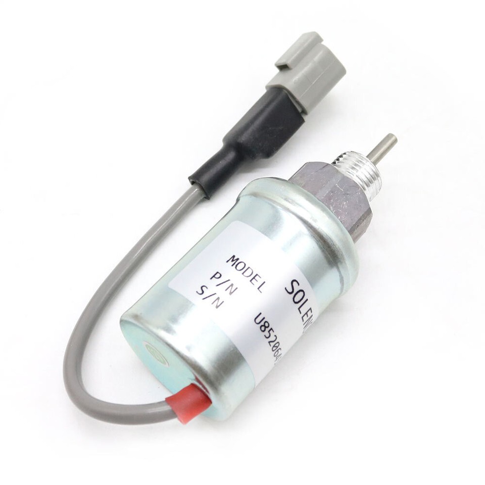 U85206452 Electrical Shut Off Solenoid 12V For Perkins 402D 403D 404D ...