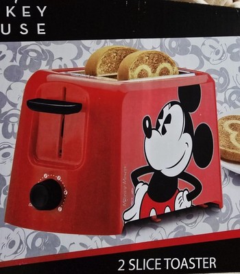 Disney Mickey Mouse ICON 2-Slice Toaster Mickey Mouse Imprint On Toast ...