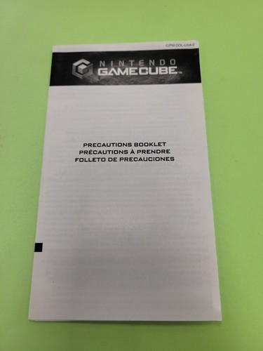 Gamecube Health & Safety Precautions Booklet pm- Dol-usa-2 | eBay
