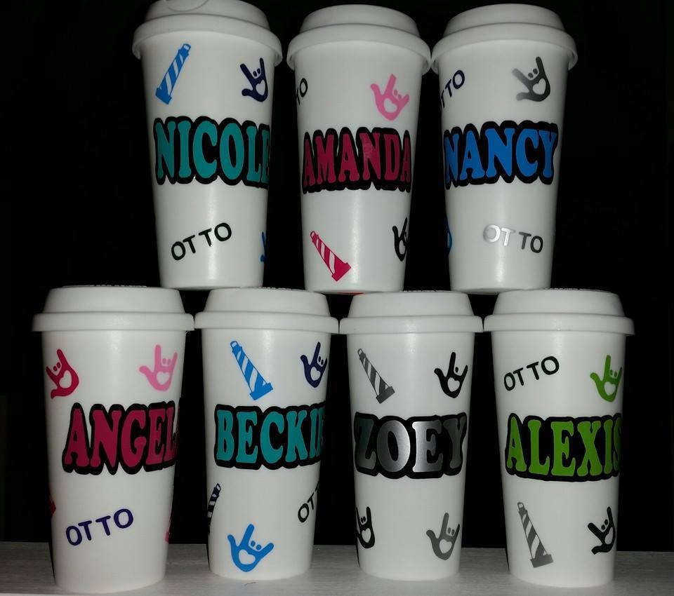 PERSONALIZED On the Go Travel Coffee Container Mug Cup!!! Create your ...