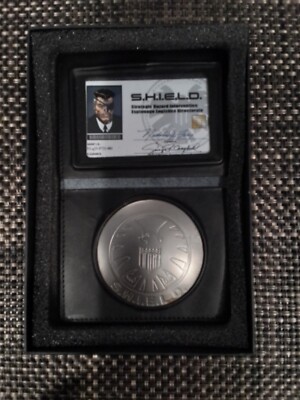 MARVEL S.H.I.E.L.D. " Nick Fury" ID Set / Prop Wallet And Badge. MIB | eBay