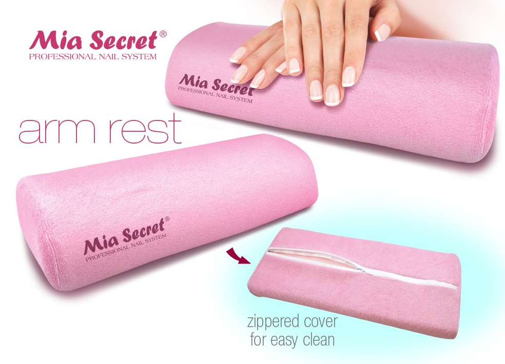 NEW! Mia Secret Nails Pink Cushion Manicure Arm Rest | eBay