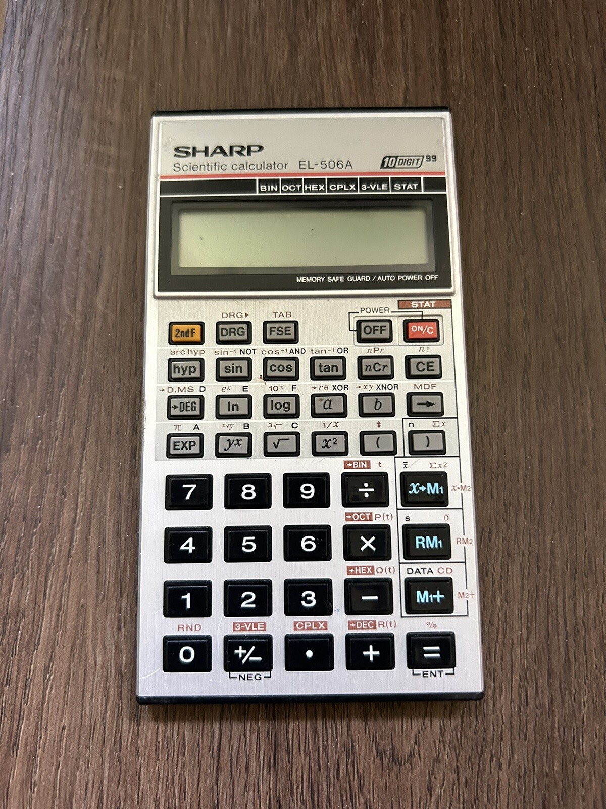 Vintage Sharp Scientific Calculator El-506a With Case 1980s for sale ...