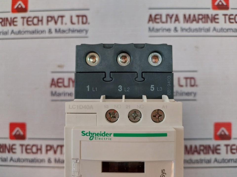 SCHNEIDER ELECTRIC LC1D40AP7 Contactor 3 Pole 60A 230V 50/60Hz | eBay