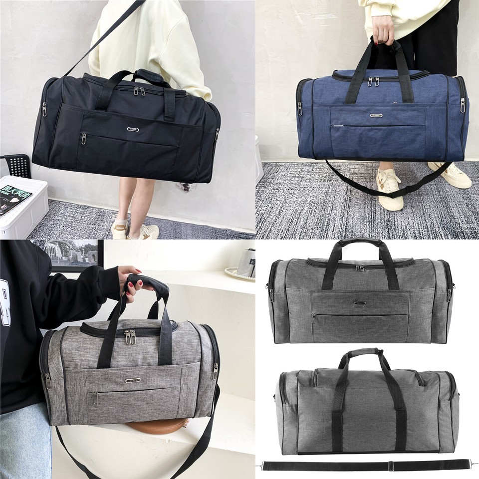 Military Canvas Duffle Bag-Heavy-Duty Gym&Travel Luggage with Shoulder ...