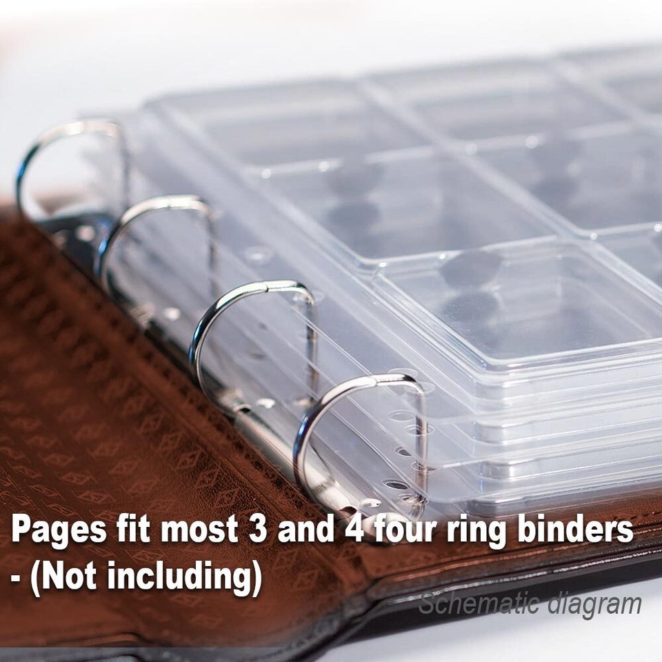 Certified Coin Pages Lighthouse Encap Graded Slab Album 2 Sheets NGC ...