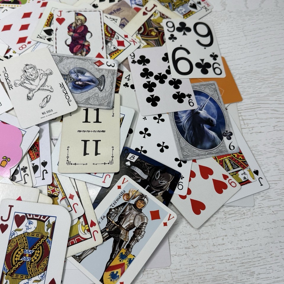 375 Single Swap Playing Cards Mixed Lot Vintage to Modern Collect Trade ...
