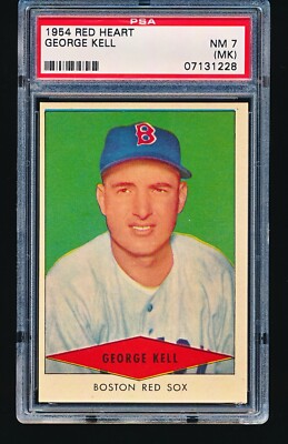 1954 Red Heart GEORGE KELL PSA 7 MK | eBay