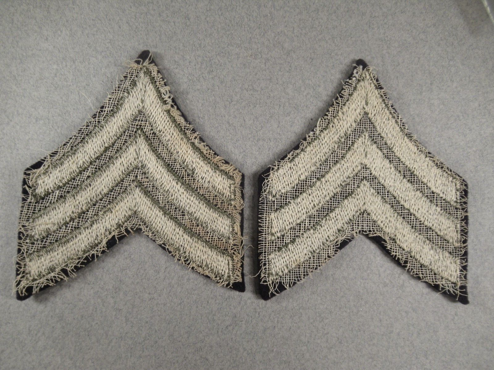 Original WW2 US Army Sergeant Stripes Embroidered Patch | eBay