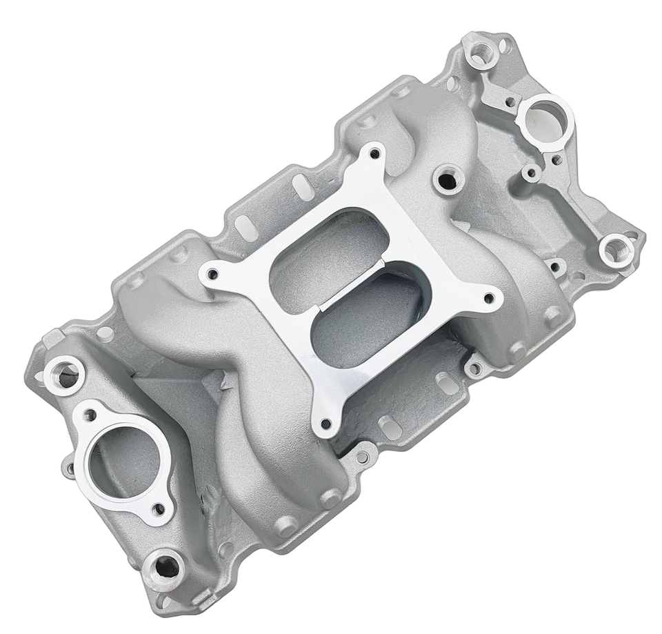 1955-96 Small Block Chevy Intake Manifold Air Gap Dual Plane 305 327 ...
