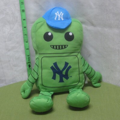 NEW YORK YANKEES plush baseball robot MLB throw pillow Rallymen toy ...
