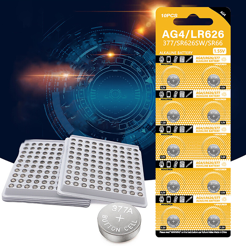 10 Pack AG4 LR626 Button Batteries 1.55V Long Lasting Power Durable ...