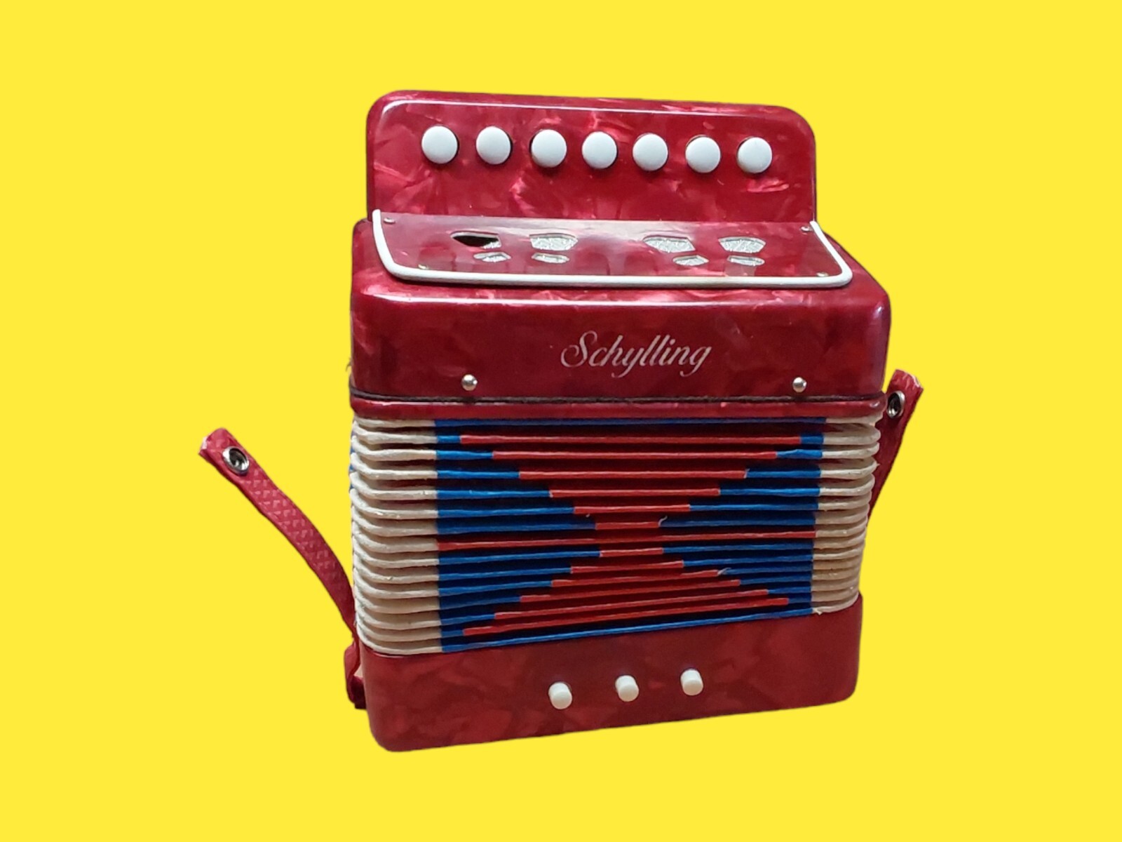 1996 ACCORDION CHILDRENS MUSICAL INSTRUMENT SCHYLLING FUN LEARNING ...