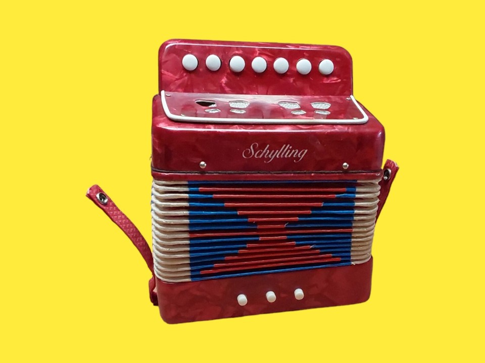 1996 ACCORDION CHILDRENS MUSICAL INSTRUMENT SCHYLLING FUN LEARNING ...