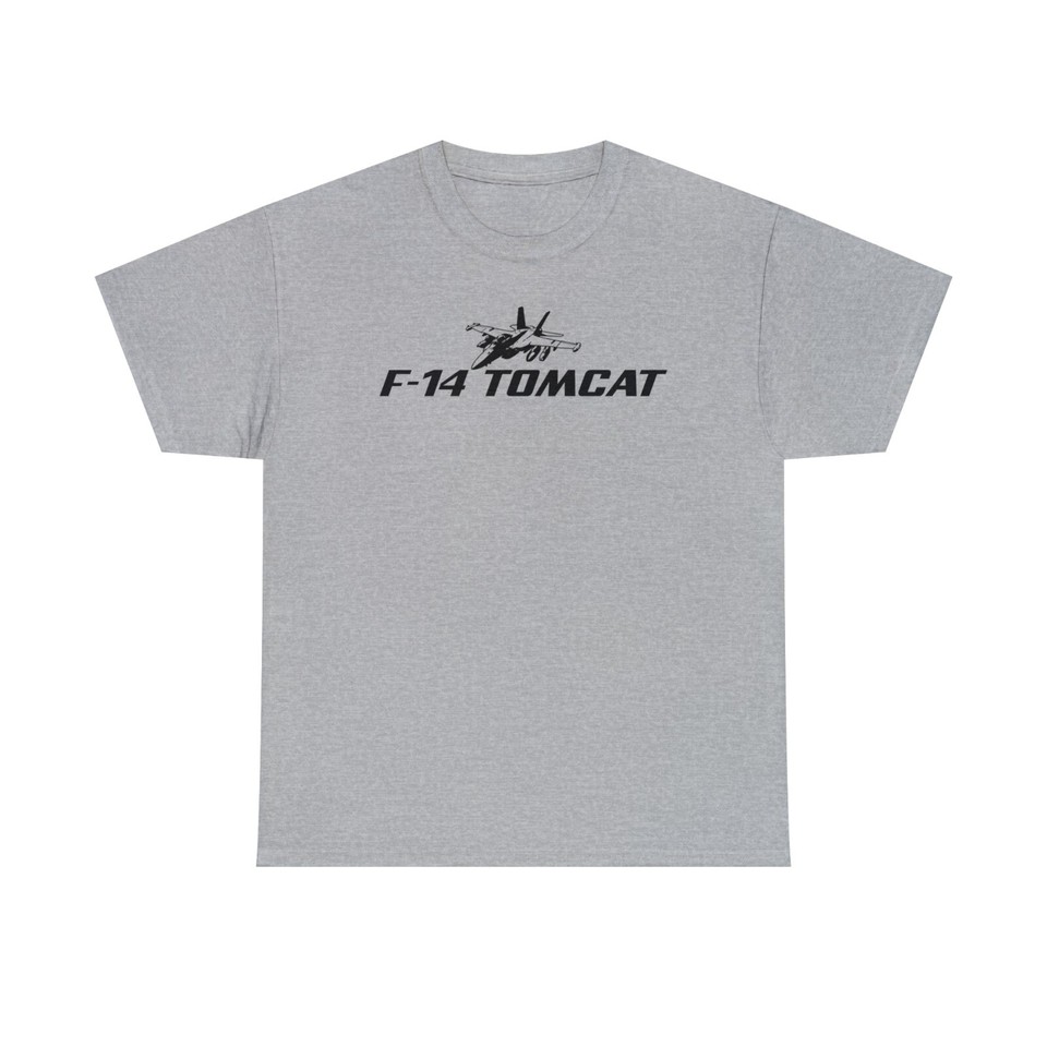F-14 Tomcat Jet Fighter Aircraft Logo Air Force Graphic T-shirt Tee ...