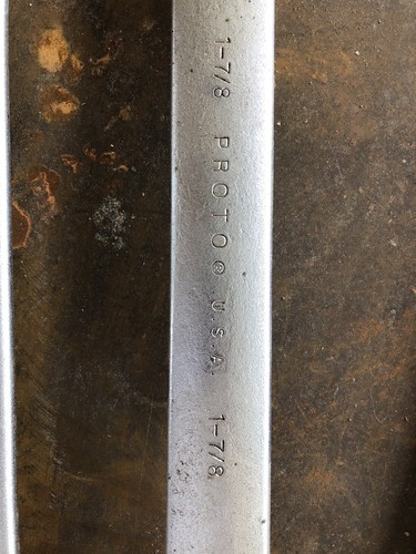 Proto Lot J1268, 1-5/8” —-2-1/8" Combination Wrench 29-7/8" OAL | eBay