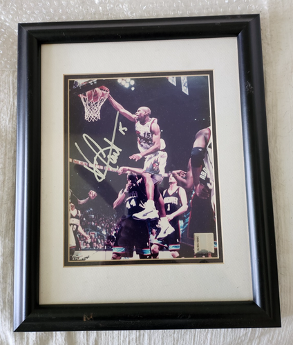 Vince Carter Toronto Raptors Signed autograph auto Framed 8 x 10 with ...