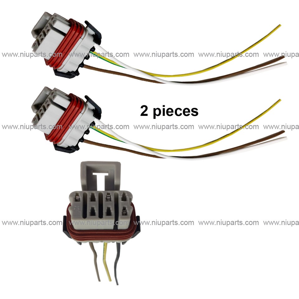 2pcs 3 Wire Plug 3pin High & Low Beam Connector Fit: Freightliner ...