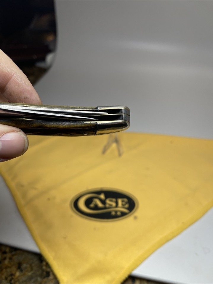 Vintage Case Tested 1920-1940 knife Stag Handle 5265 SAB Folding Hunter ...