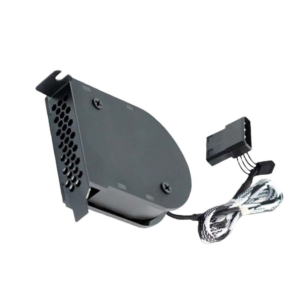 Mini PCIe Slot Fan PC Low Profile Heat Air Exhaust Cooler 3/4pin Power ...